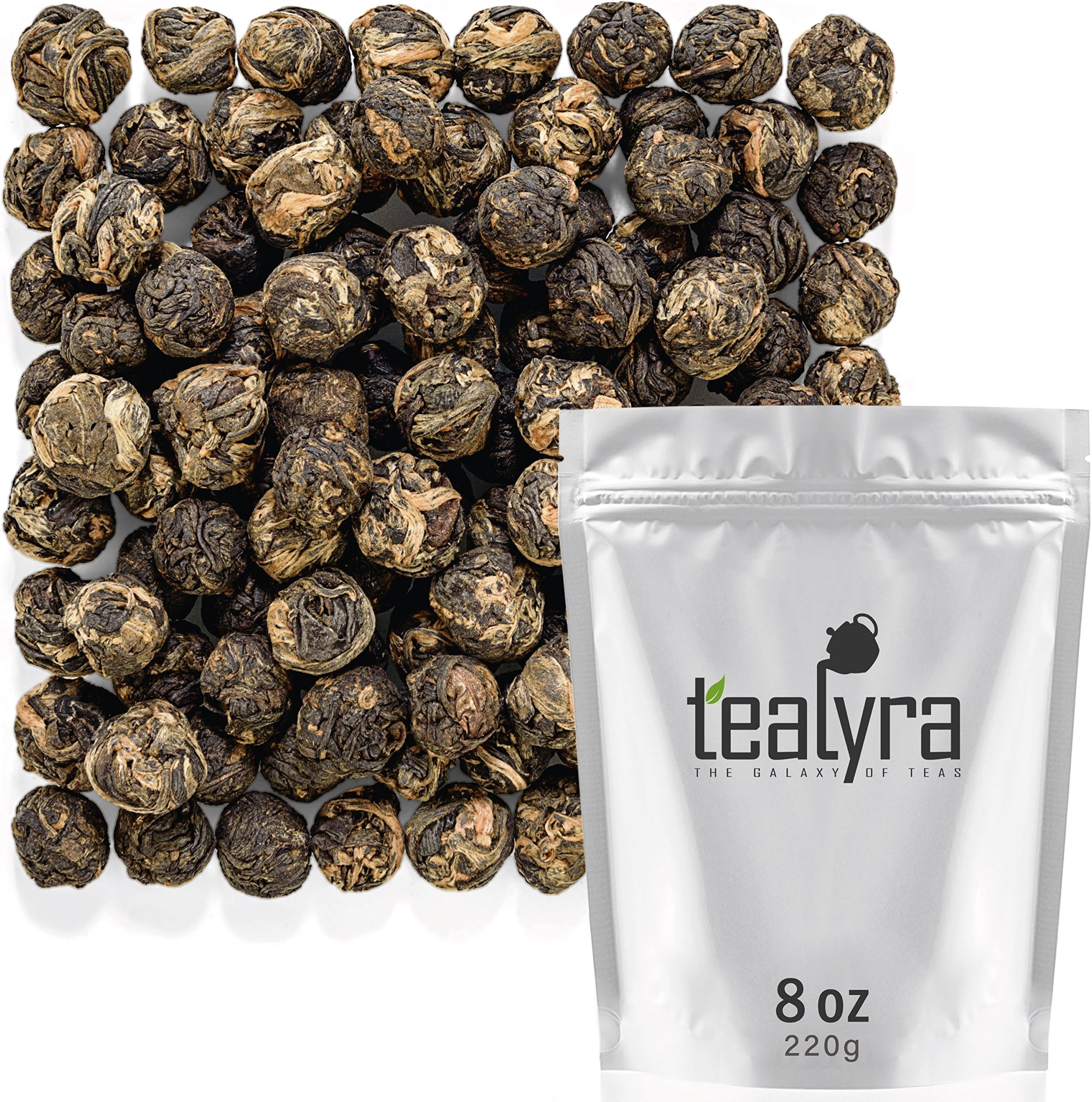 Amazon.com : Tealyra - Lychee Black Dragon Pearls - Exotic Sweet Black ...