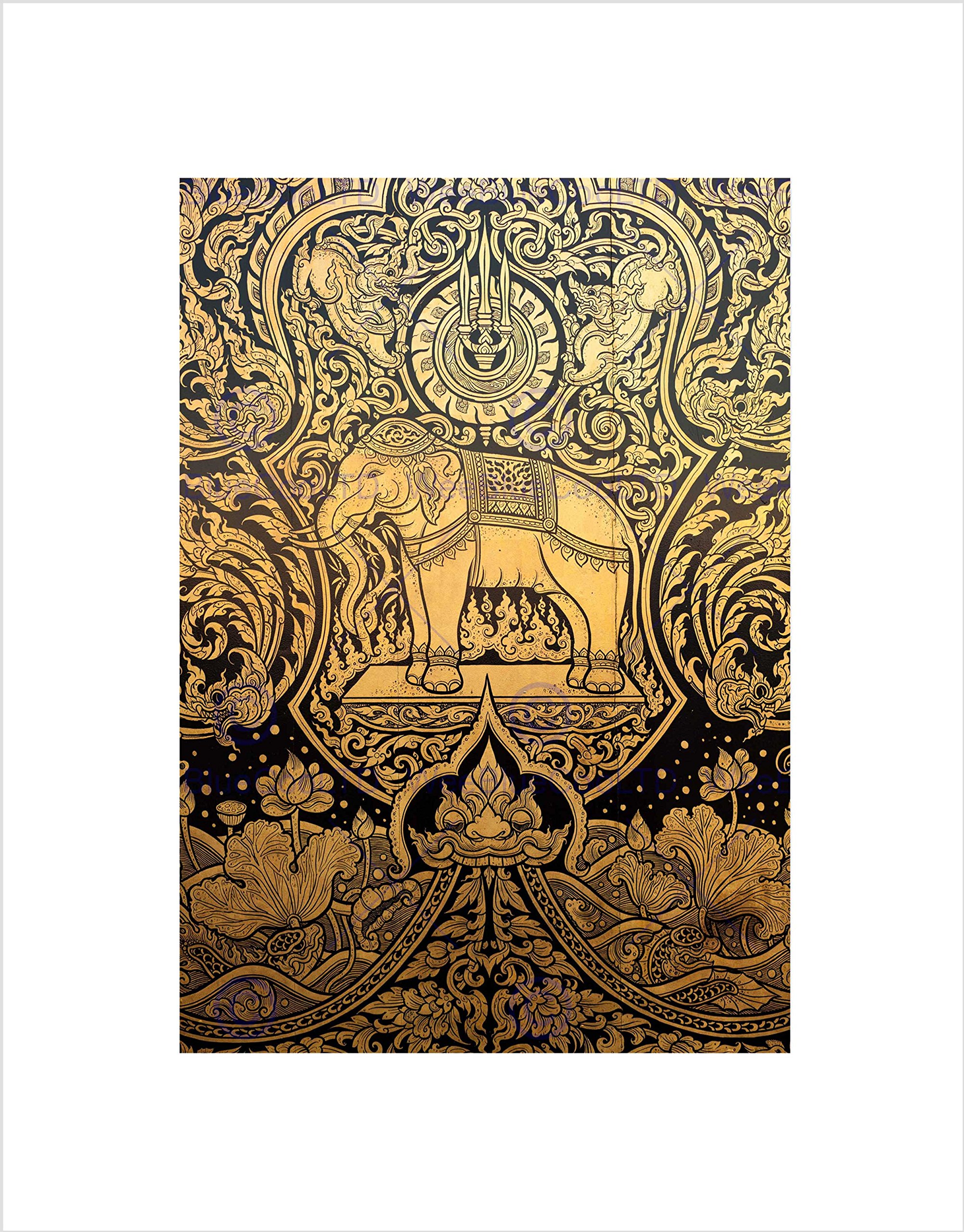 Indian Elephant Pattern