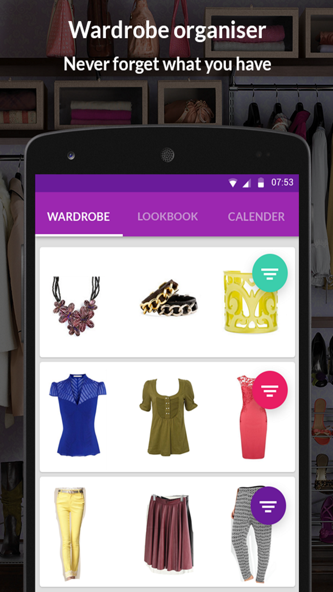 MatchBox - Closet Organizer - App on Amazon Appstore