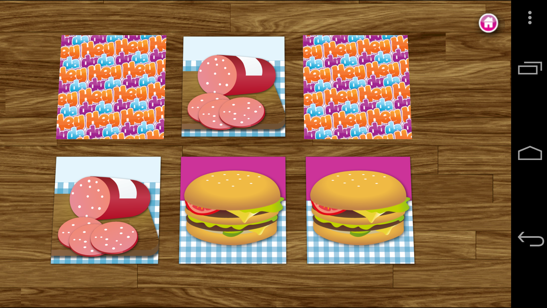 Food memo match - A preschool learning game for kids and toddlers - App ...