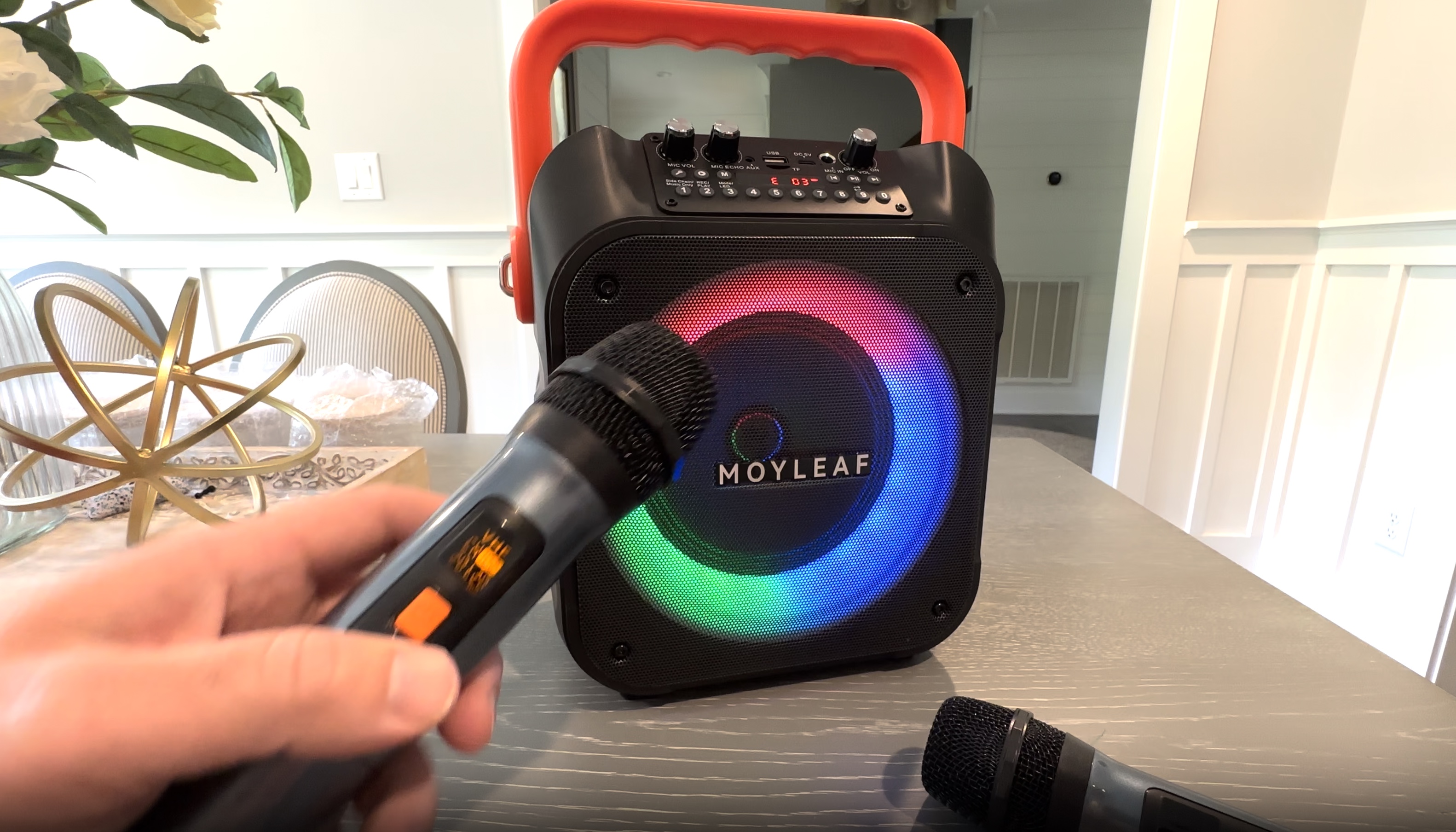 Watch Demo & Honest Review& Moyleaf Karaoke Machine w/ 2 Mics on Amazon ...