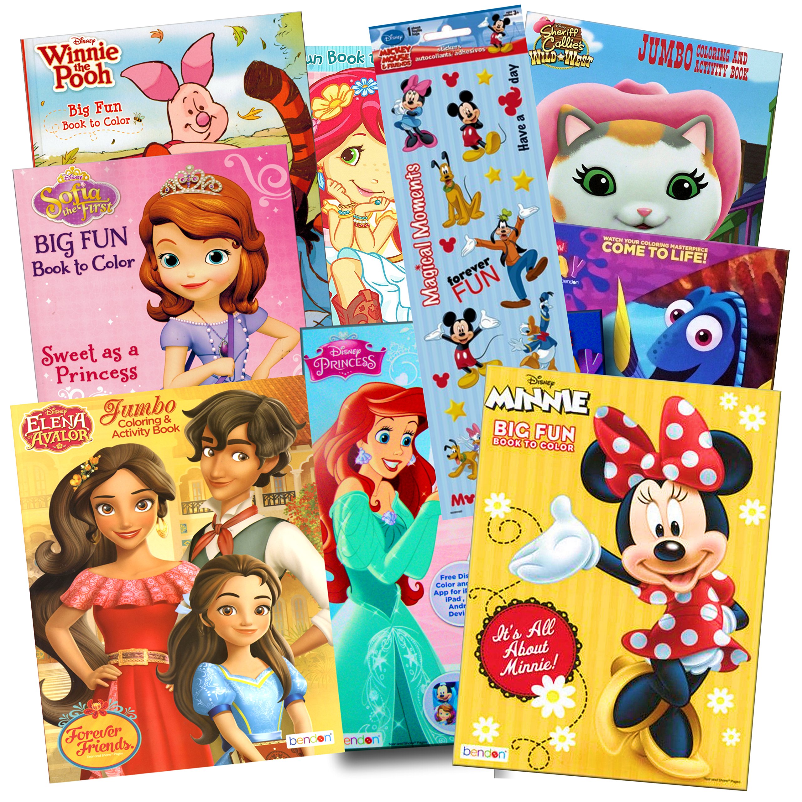 Buy Disney Coloring Books For Kids Toddlers Bulk Set Bundle 8 Disney 