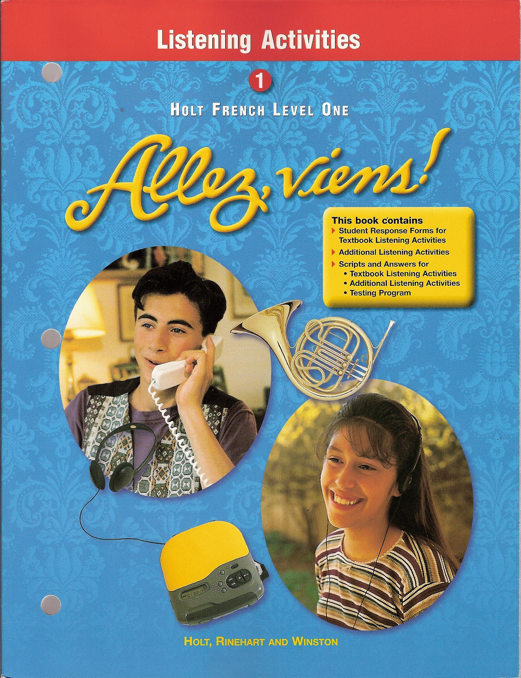 Amazon.com: Allez Viens! Listening Activities (Holt French, Level 1 ...
