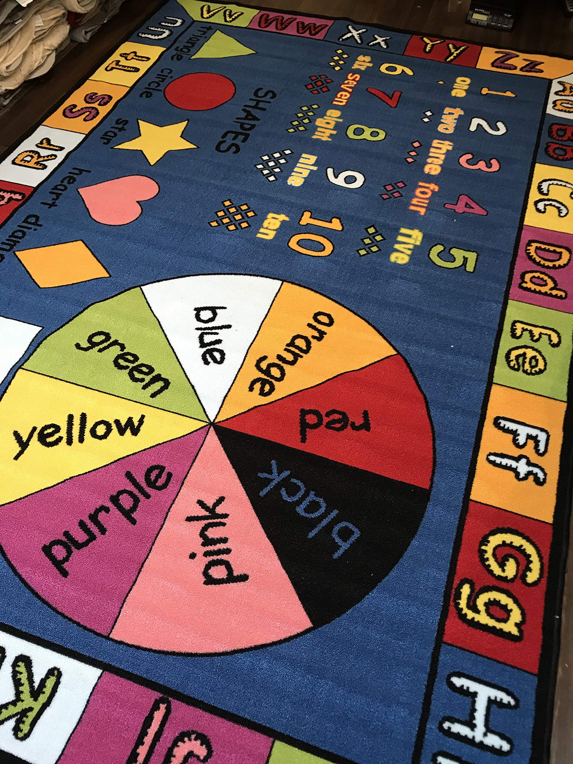 Non Slip Kids Learning Rectangle Large Play Mat /Rug 200cm x 300cm ...