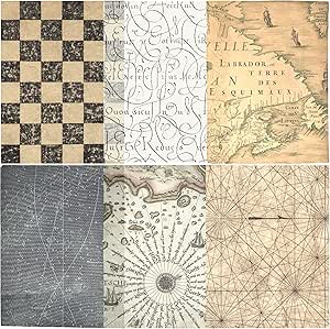 Amazon.com: Vintage Background Mulberry Rice Paper, 8 x 10.5 inch - 6 ...