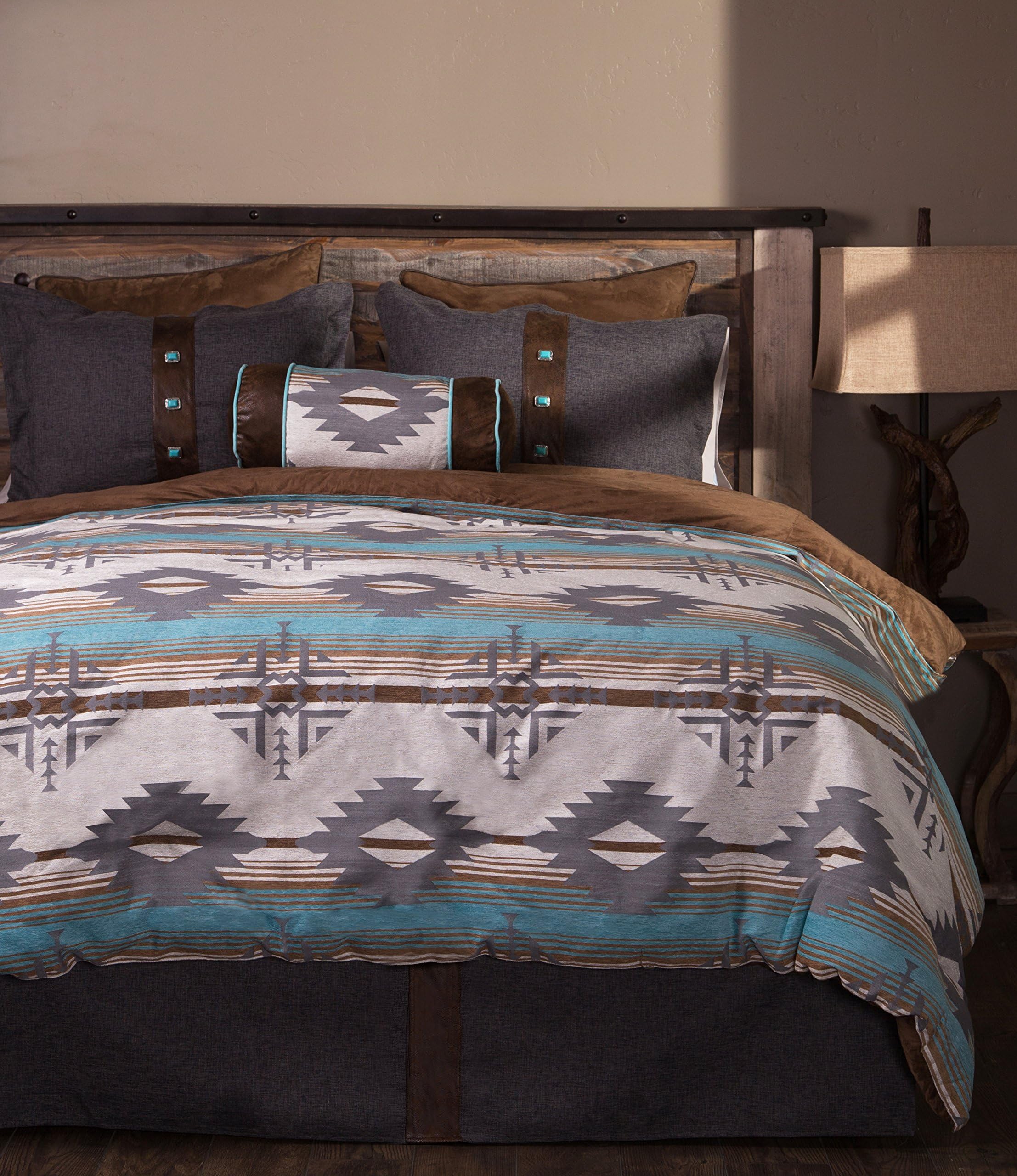 Amazon.com: Carstens Wrangler Lone Mountain Southwestern Plush Sherpa 4 ...
