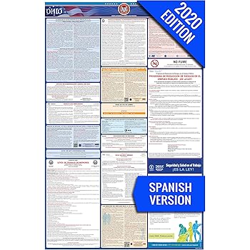 Amazon.com : 2020 Ohio State and Federal Labor Laws Poster - OSHA ...