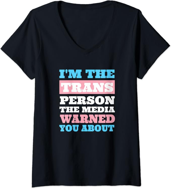 Amazon.com: Womens I am The Transgender Trans Pride Flag Subtle Pride ...