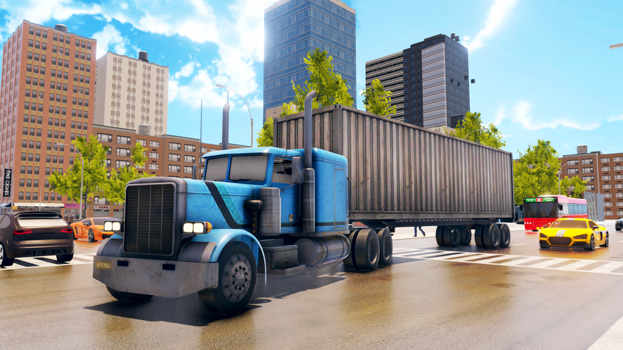Offroad Construction Truck Transport 3D Game: New Highway Builder ...