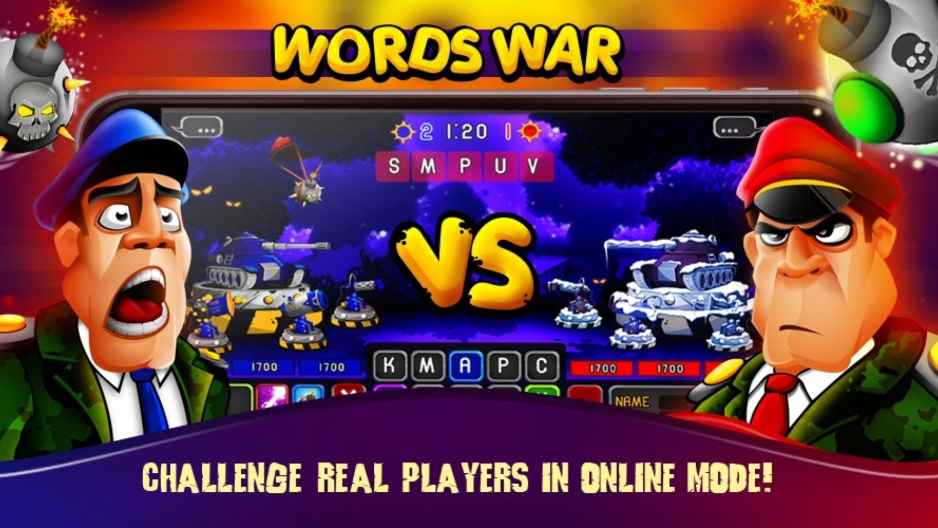 Words War-Tanks Battle Game-Amazonアプリストアのアプリ
