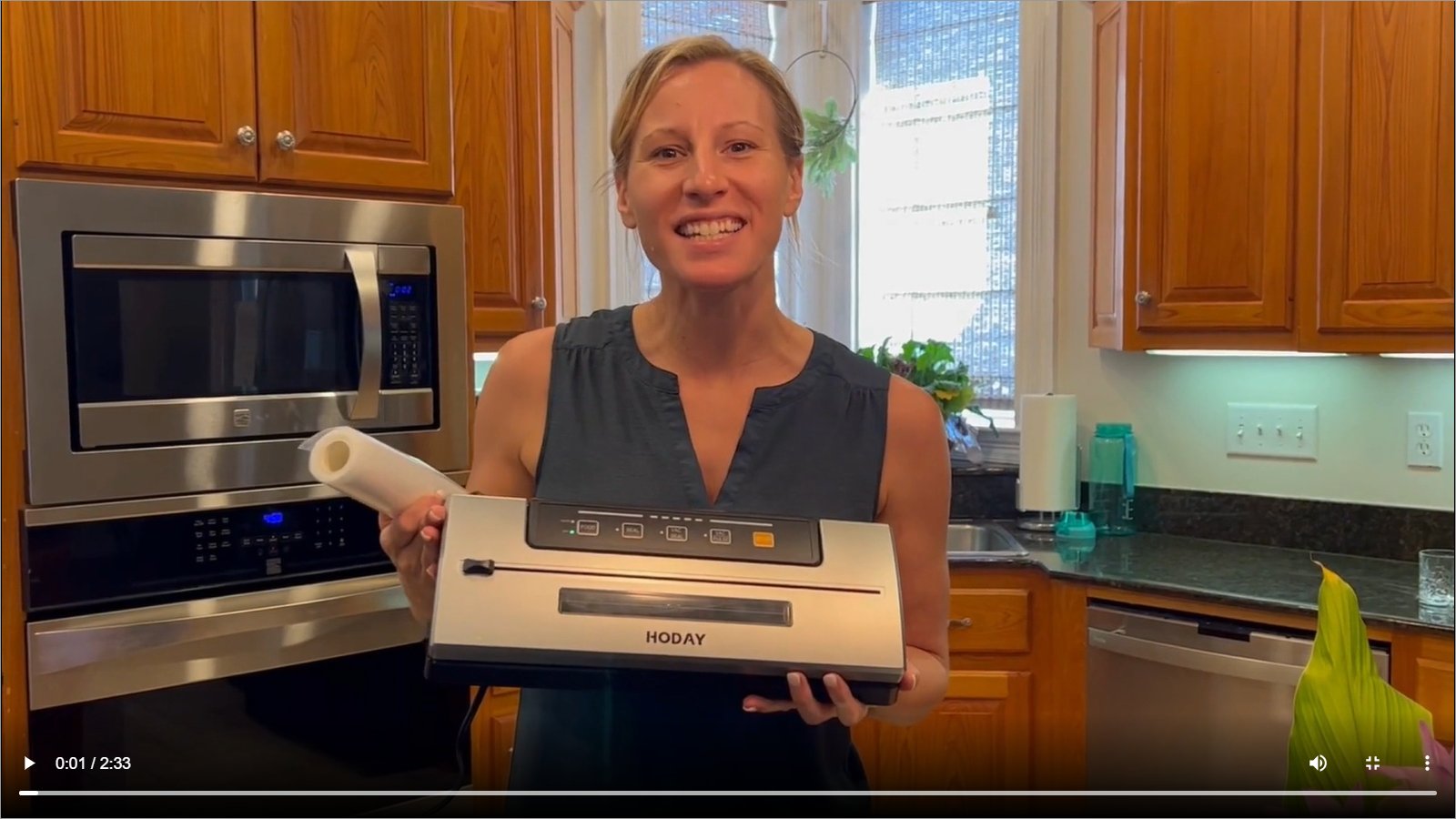 Watch Hoday Vacuum Sealer Demonstration on Amazon Live
