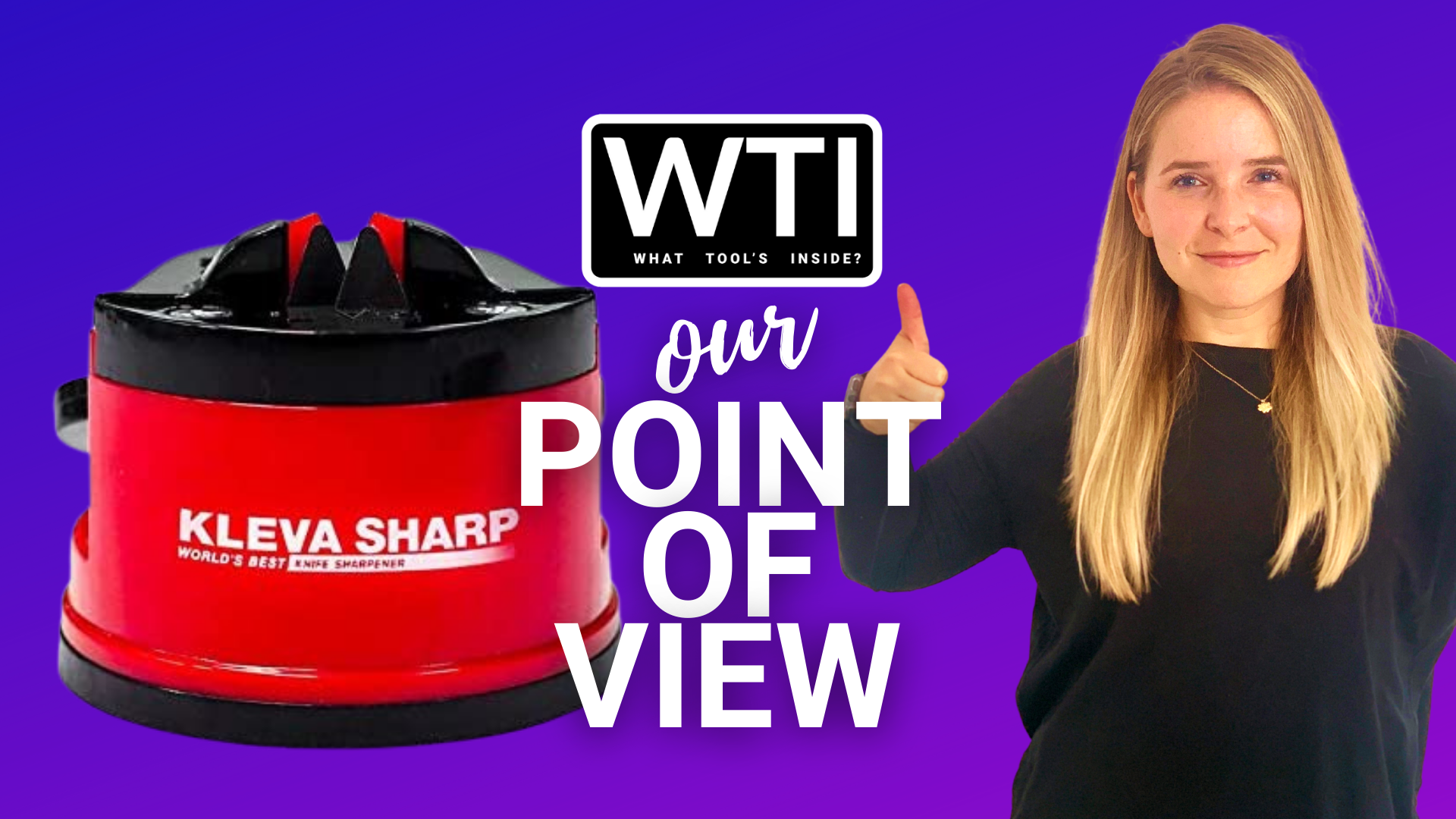 Watch Our Point of View on Kleva Sharp Knife Sharpeners on Amazon Live