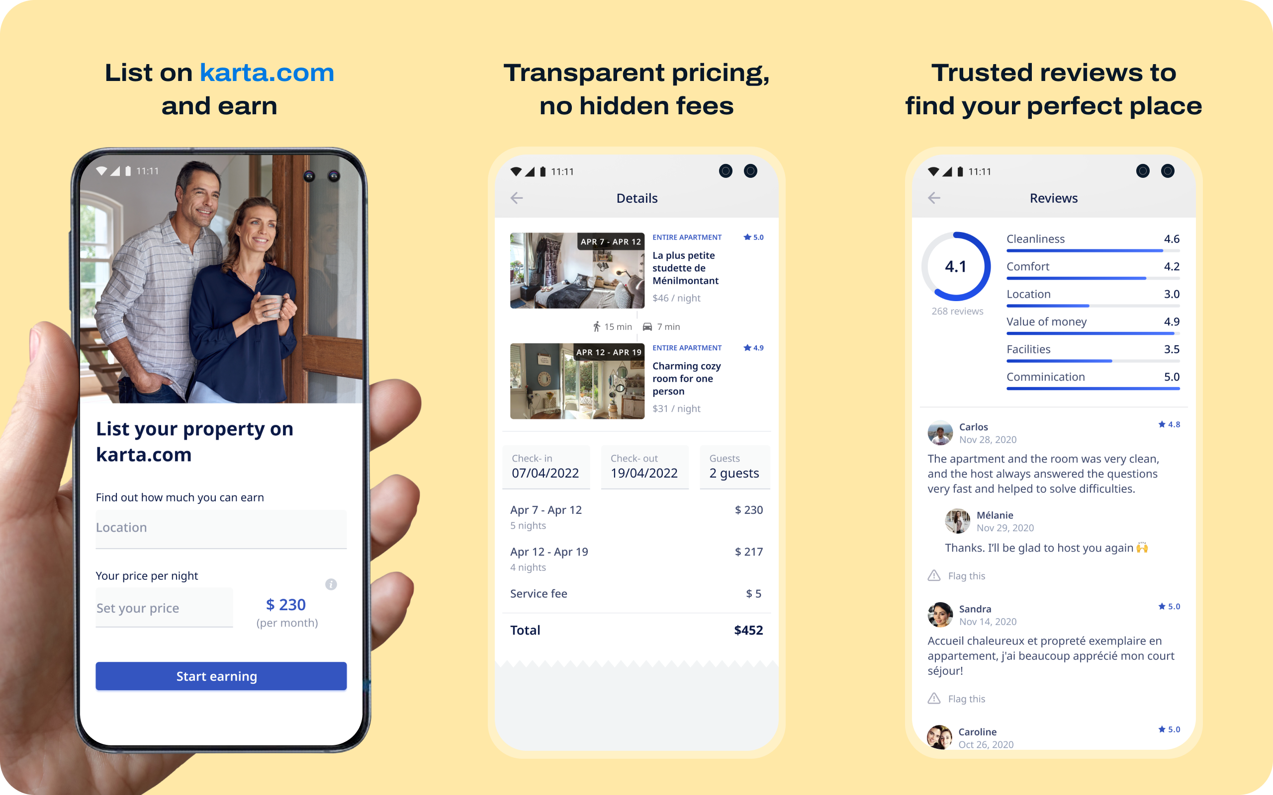 Karta: Vacation Rentals - Homes, Cabins, Beach Houses & More - App on Amazon Appstore