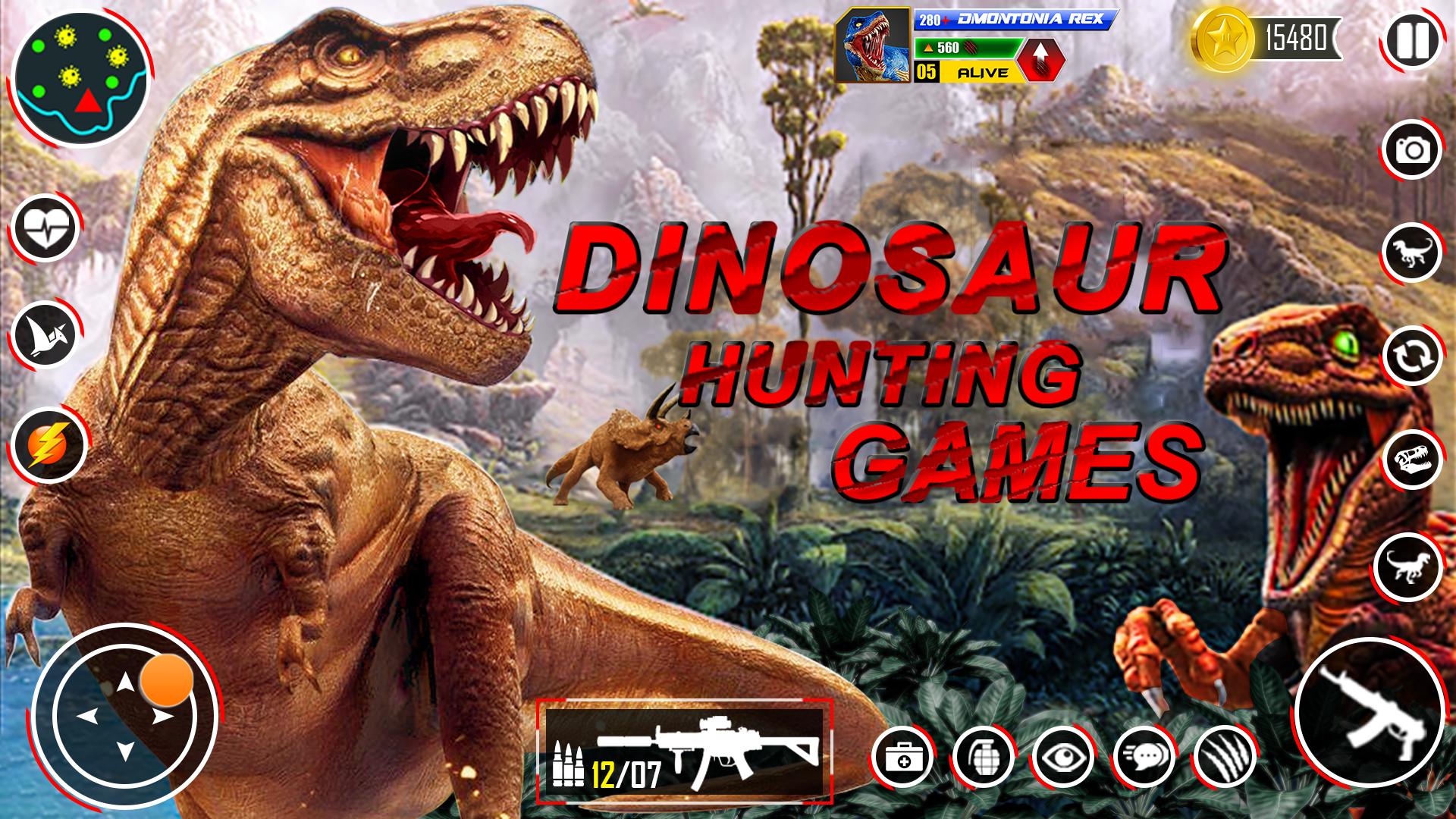 Wild Dino Hunting Jungle Games Dinosaur Hunting Simulator - App on ...