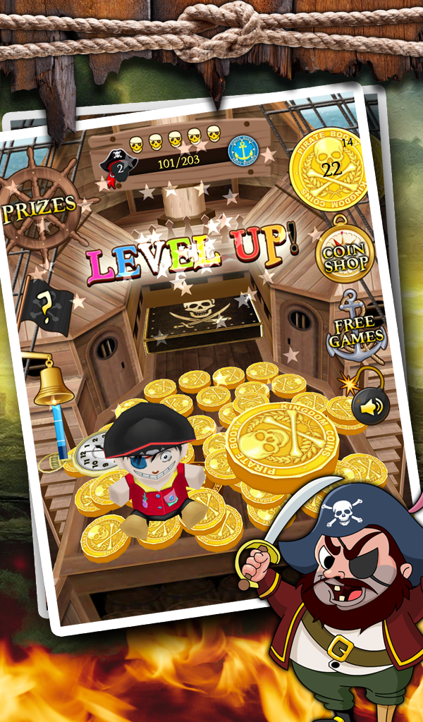 Kingdom Coins Pirate Booty Edition PRO - Dozer of Coins Arcade Game ...
