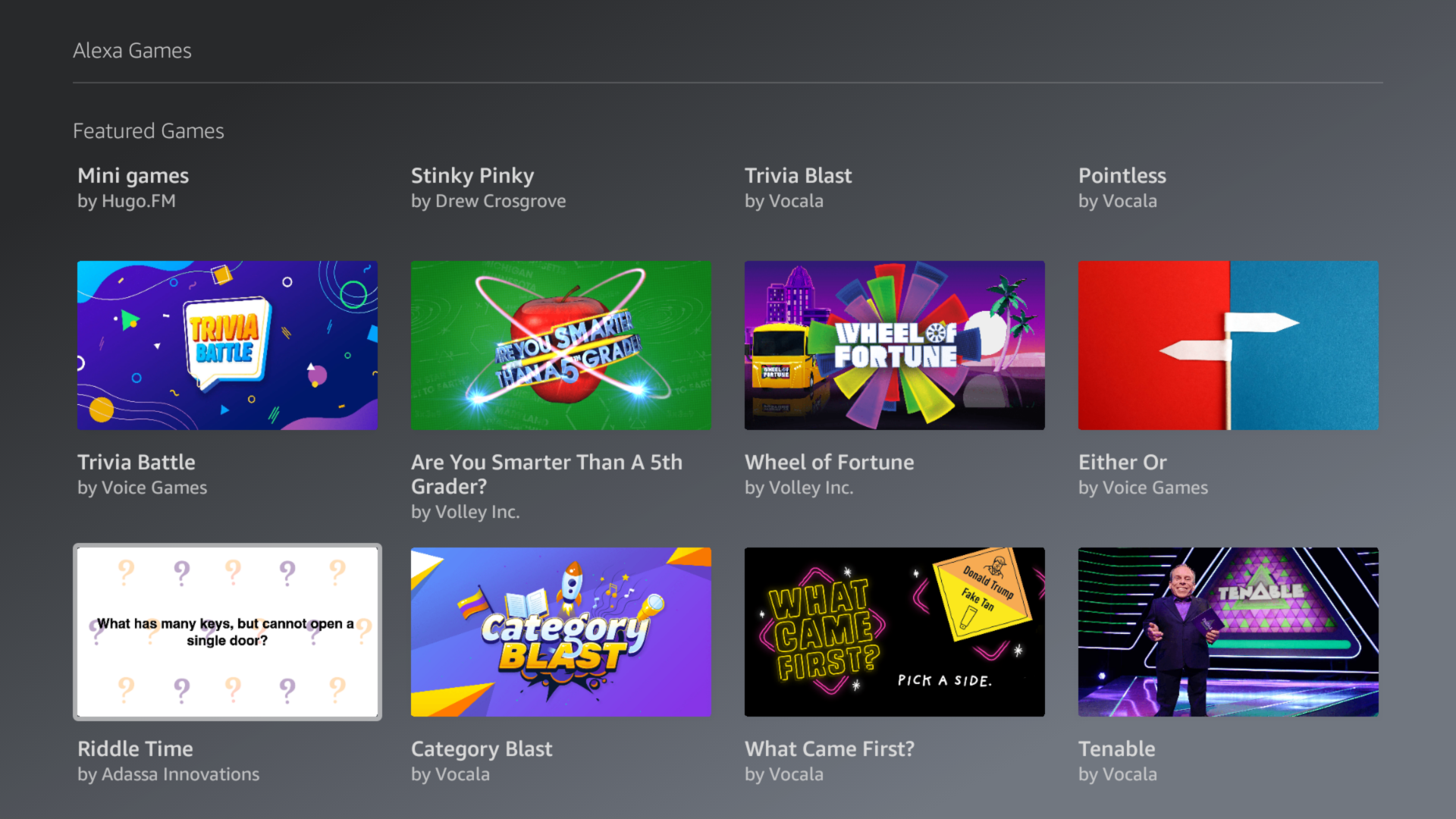Alexa Games - App on Amazon Appstore