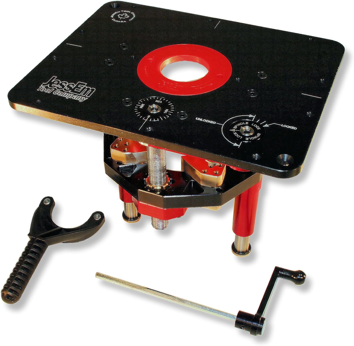 JessEm Mast-R-Lift II 02120 Router Lift, 9-1/4-Inch by 11-3/4-Inch ...