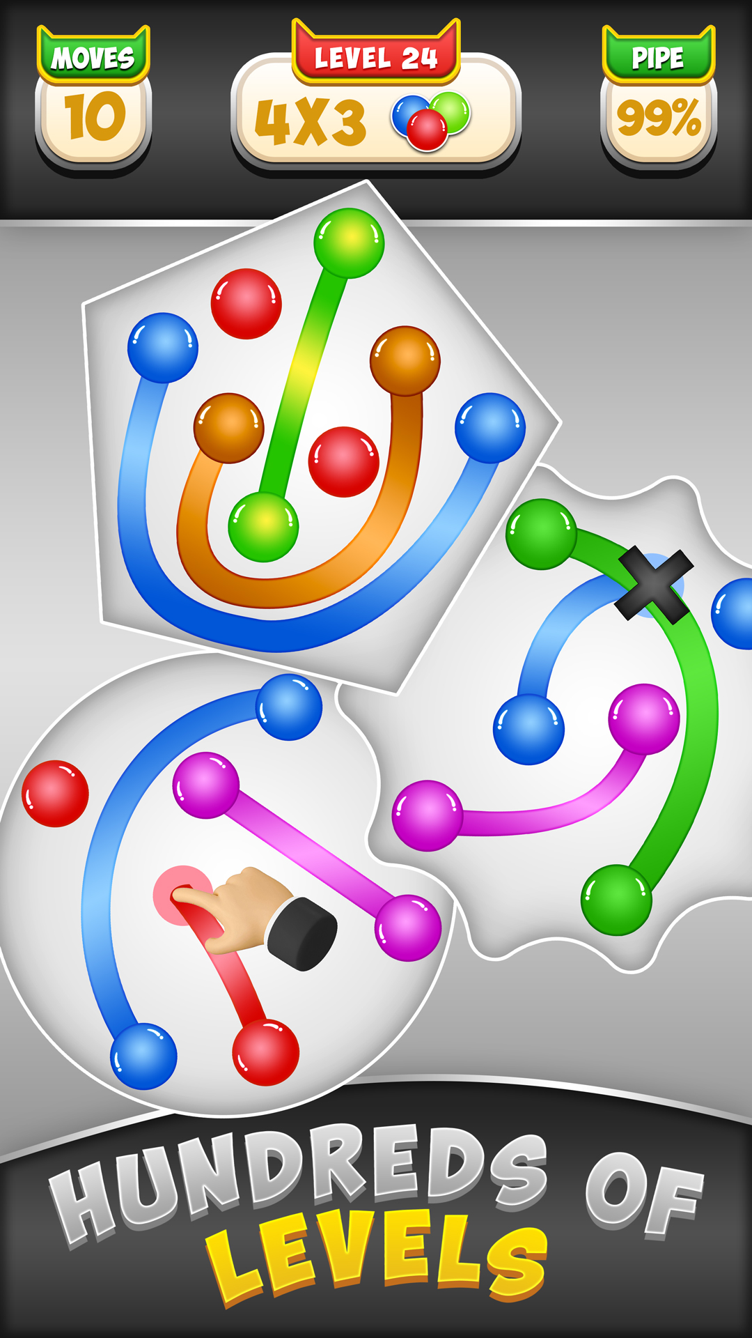 Connect Balls Line Puzzle Game, Connect Balls - Line Puzzle, Connect ...