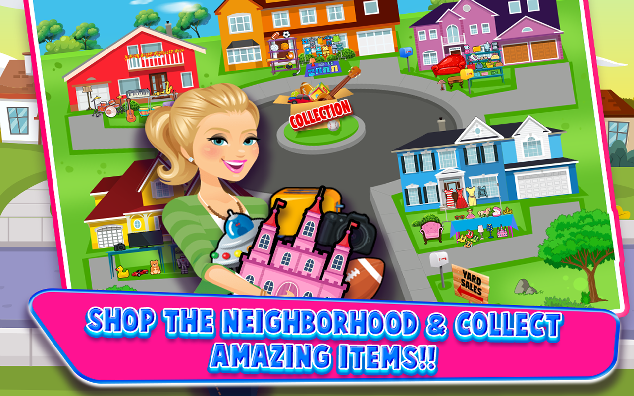 Supermarket Yard Sale - Garage Sale Shoppers and Bargain Hunters FREE ...
