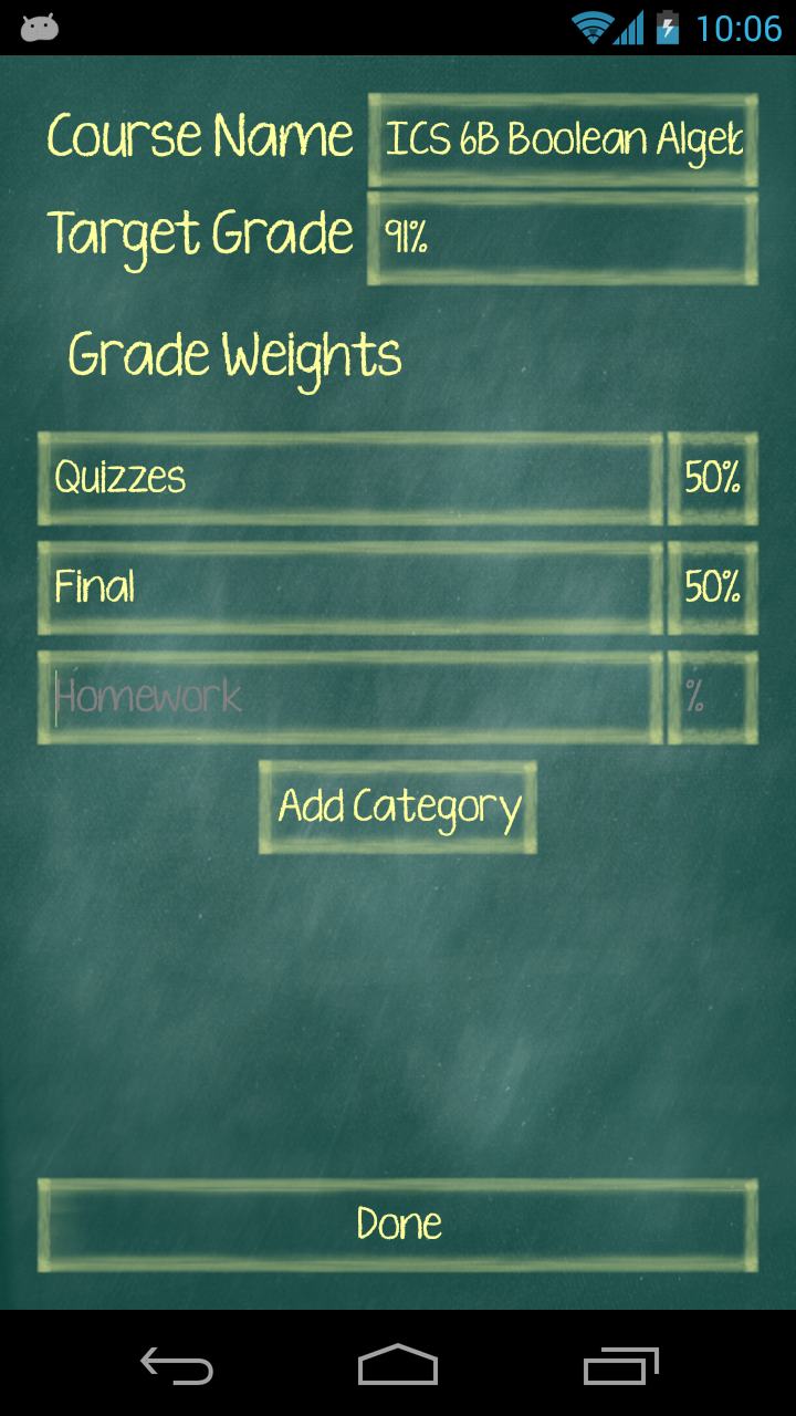 Grade Calculator - App on Amazon Appstore