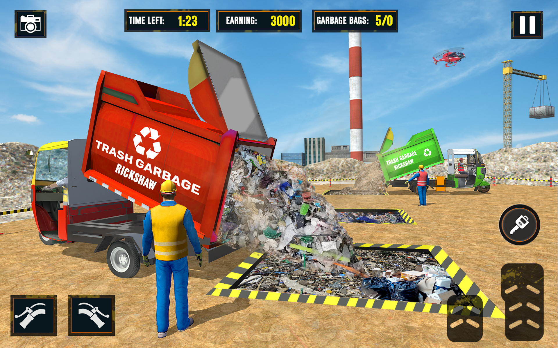 City Garbage Rickshaw: Auto Driving Games - Truck Games - App on the ...