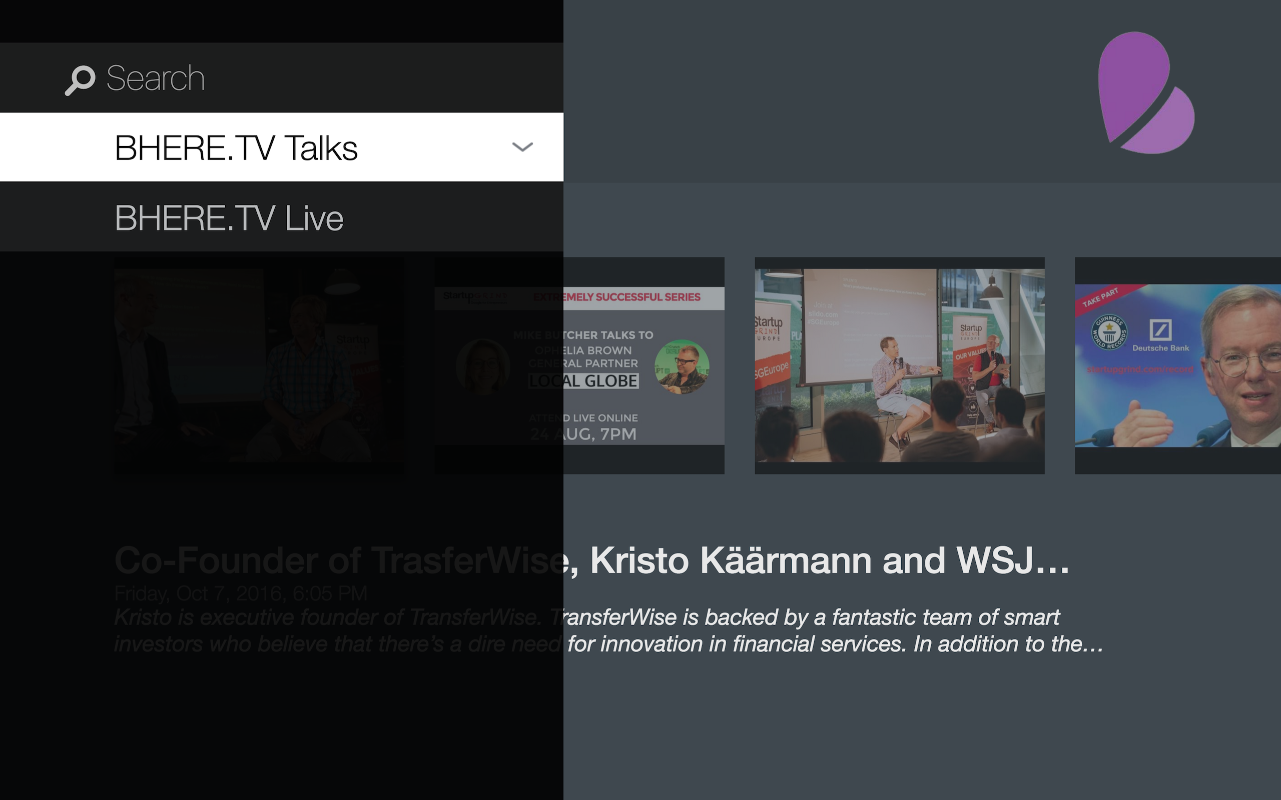 BHERE.TV - App on Amazon Appstore