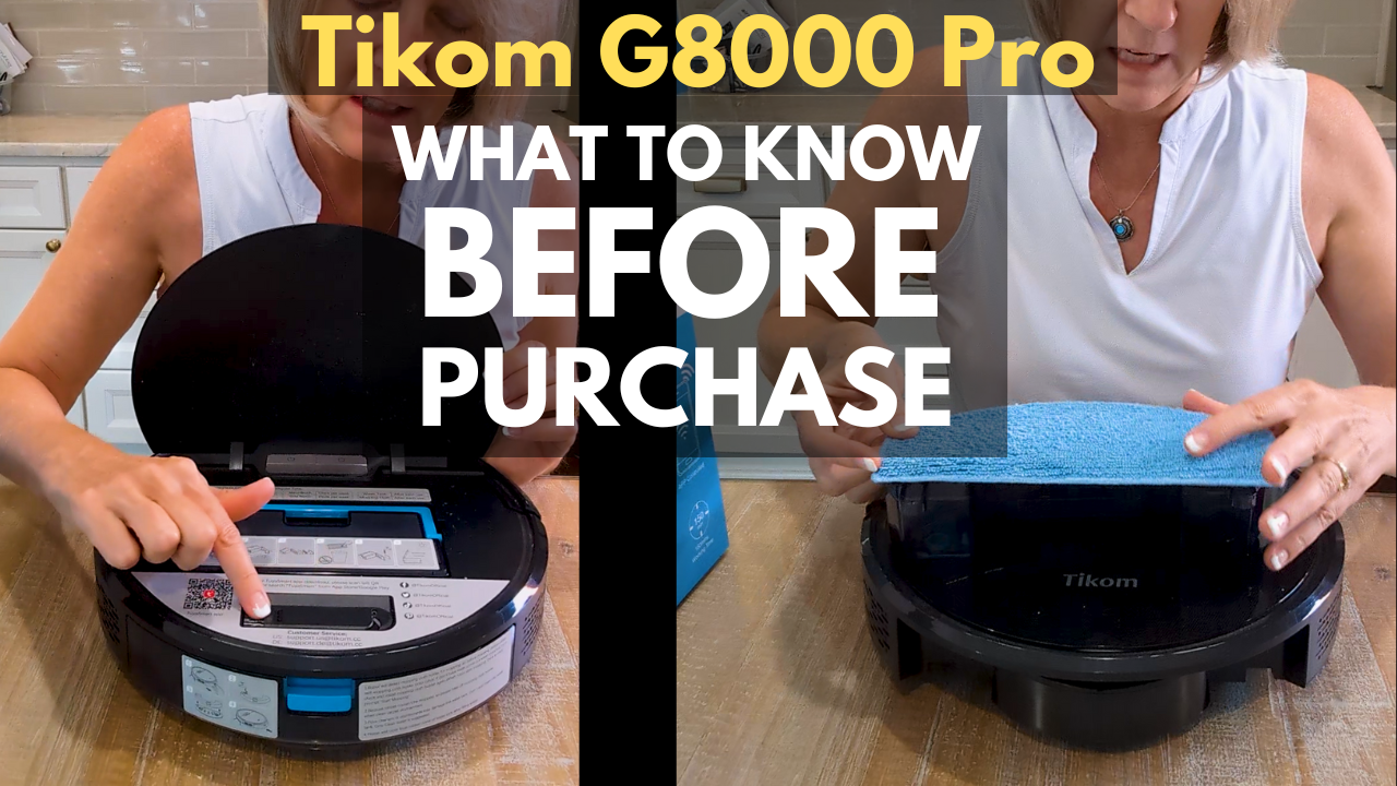 Watch HONEST Review ﹙Pros & Cons﹚& Tikom G8000 Pro Robot Vacuum on ...
