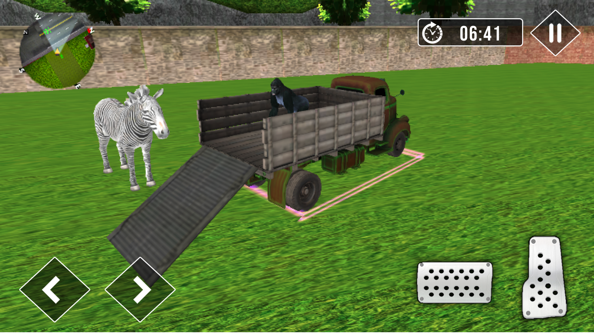 Offroad Real Wild Farm Animals Transporter Truck Driving Game 3D - App ...