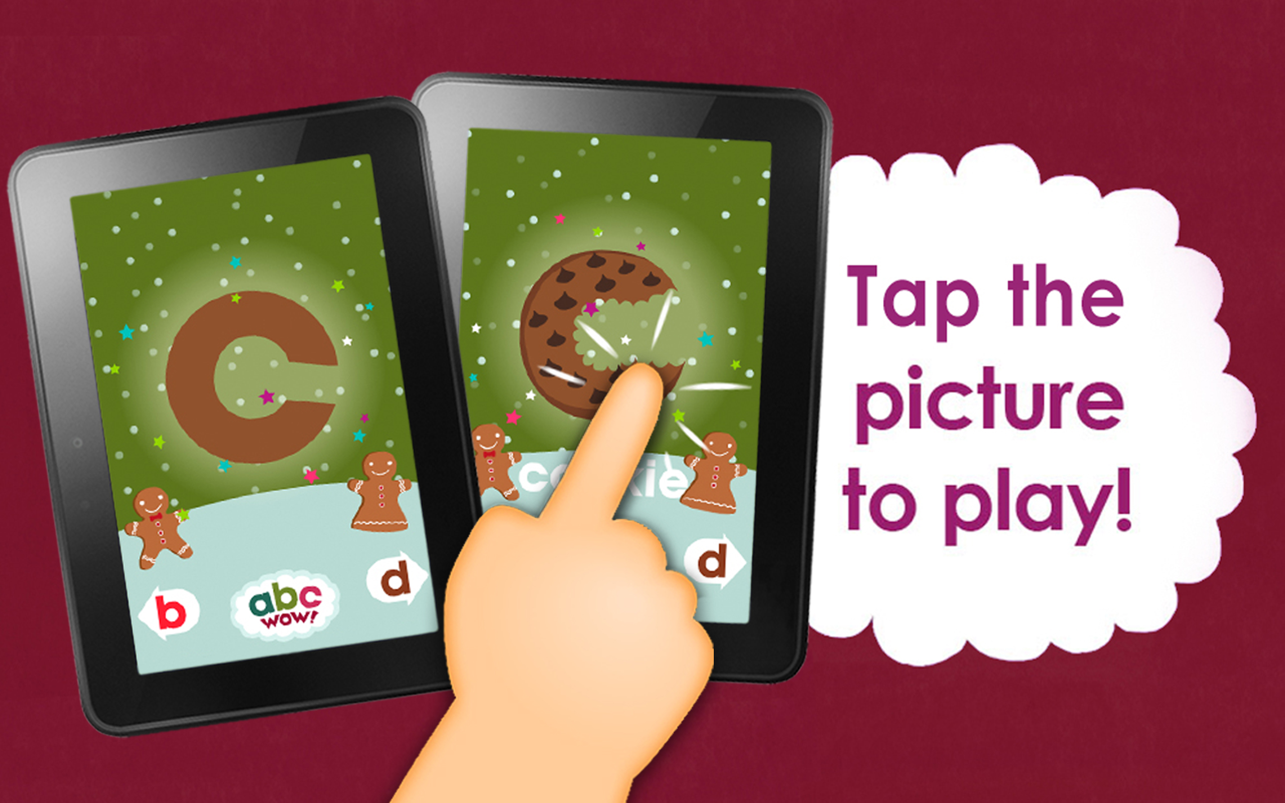 abc WOW Christmas! LITE - FREE Holidays Alphabet Flash Cards & Letters ...