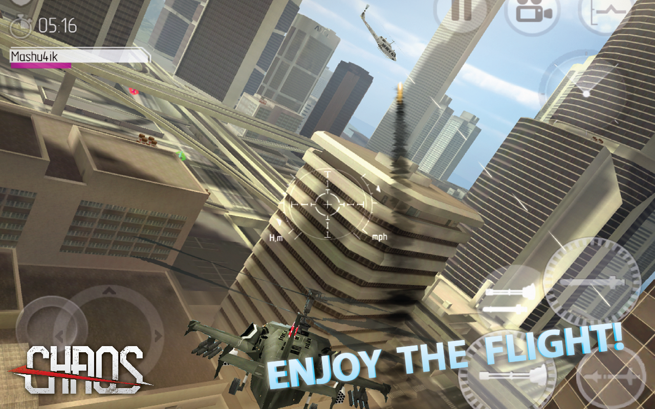 CHAOS Combat Copters -­ #1 Multiplayer Helicopter Simulator - App on ...