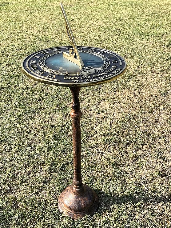 Amazon.com: REDSKY TRADER Garden Sundials Pedestal Display Stand Indoor ...