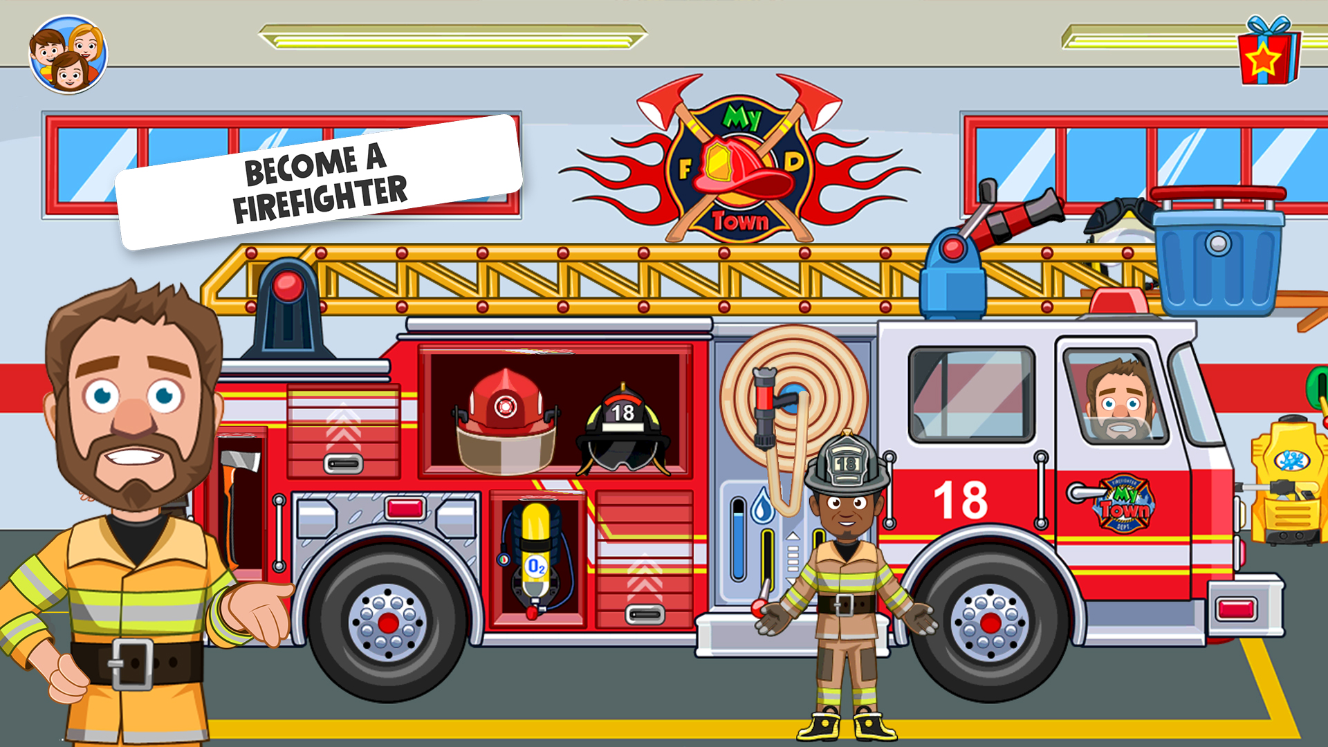 My Town : Firefighter, Fire Station & Fire Truck - Kids Game - App on ...