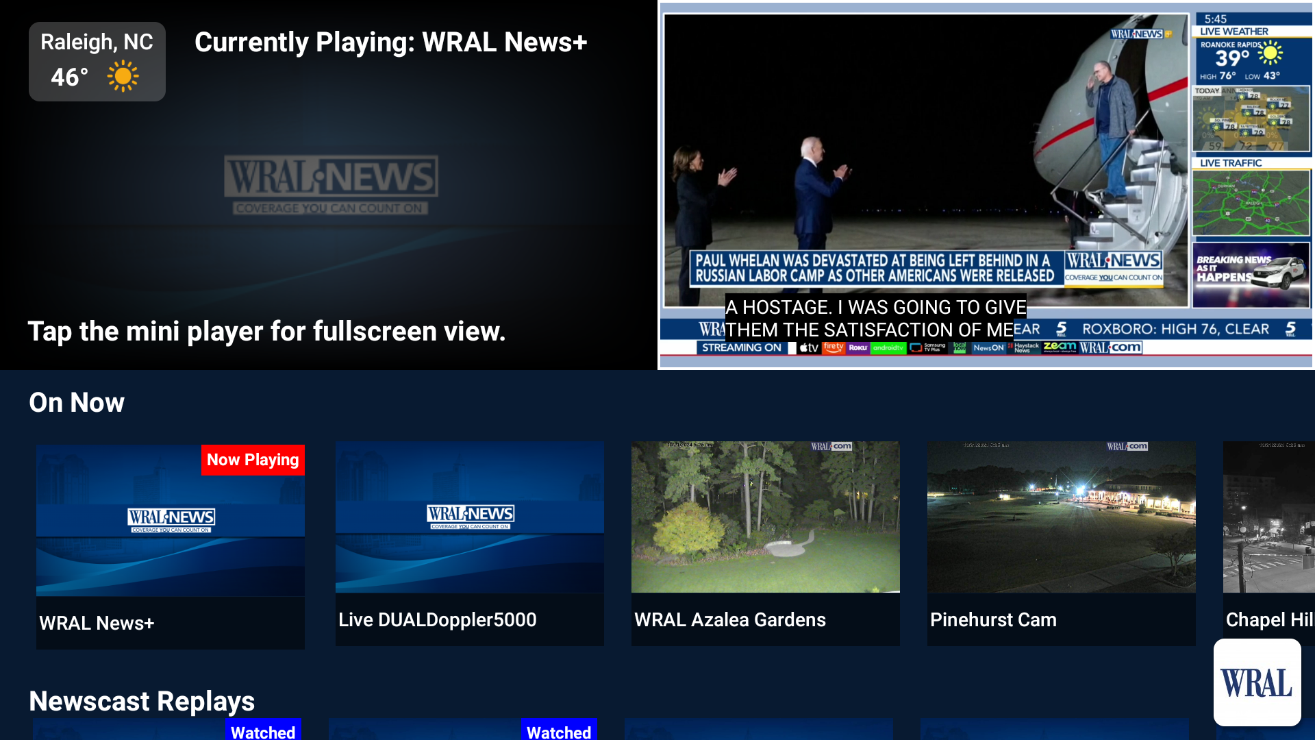 WRAL-TV North Carolina - App on Amazon Appstore