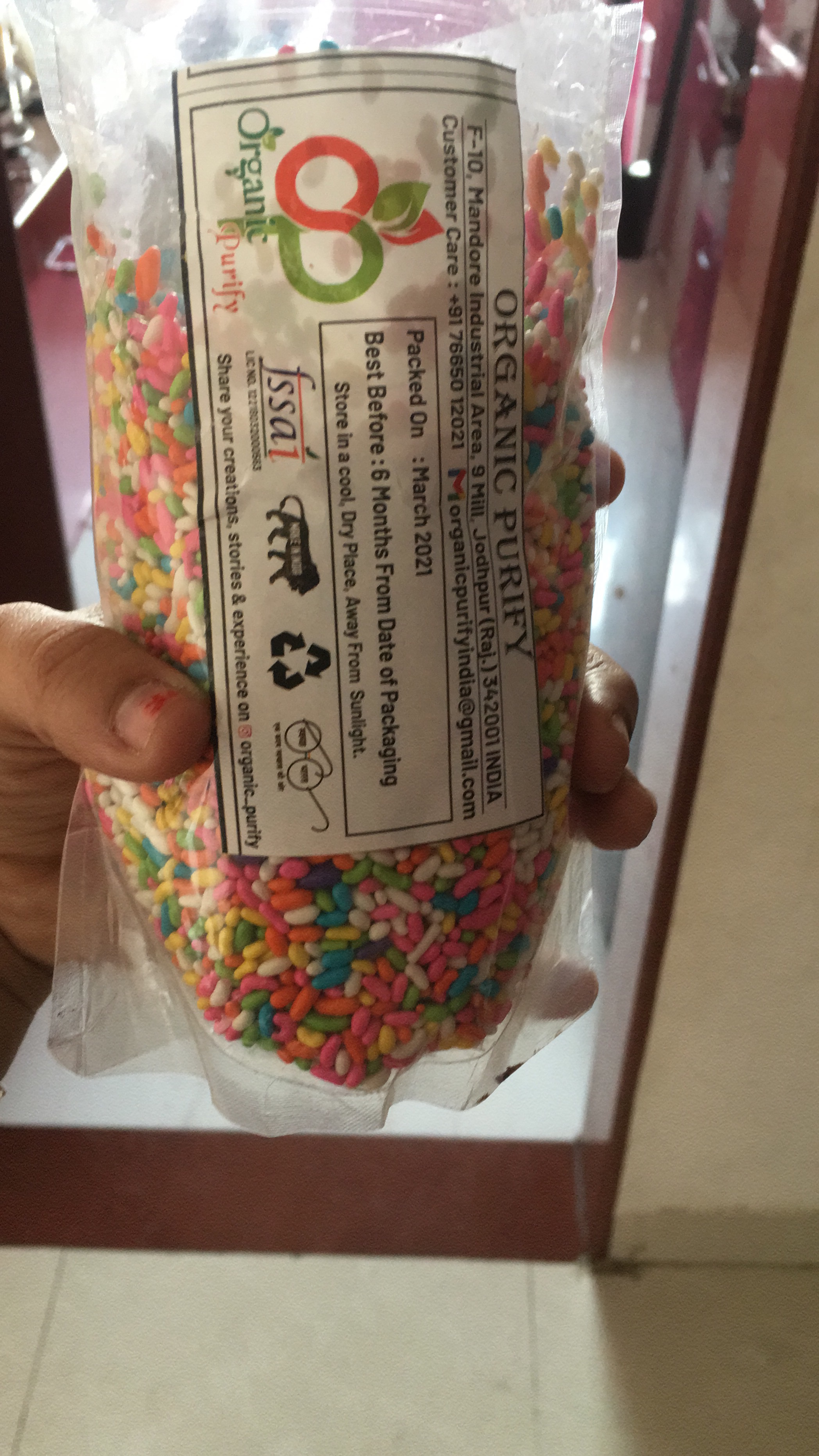 Organic Purify COLOURFUL SUGAR COATED SAUNF|COLOURFUL FENNEL SEED MOUTH ...