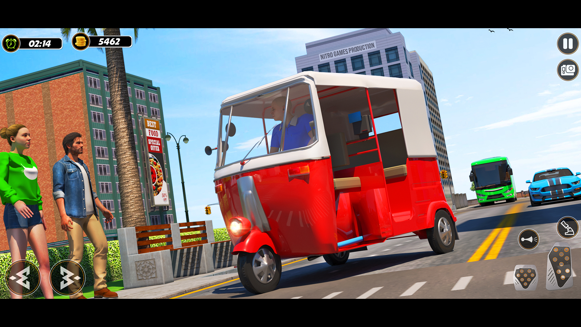 City Tuk Tuk Auto Rickshaw Game: Taxi Driving Games 3D - Pick & Drop ...