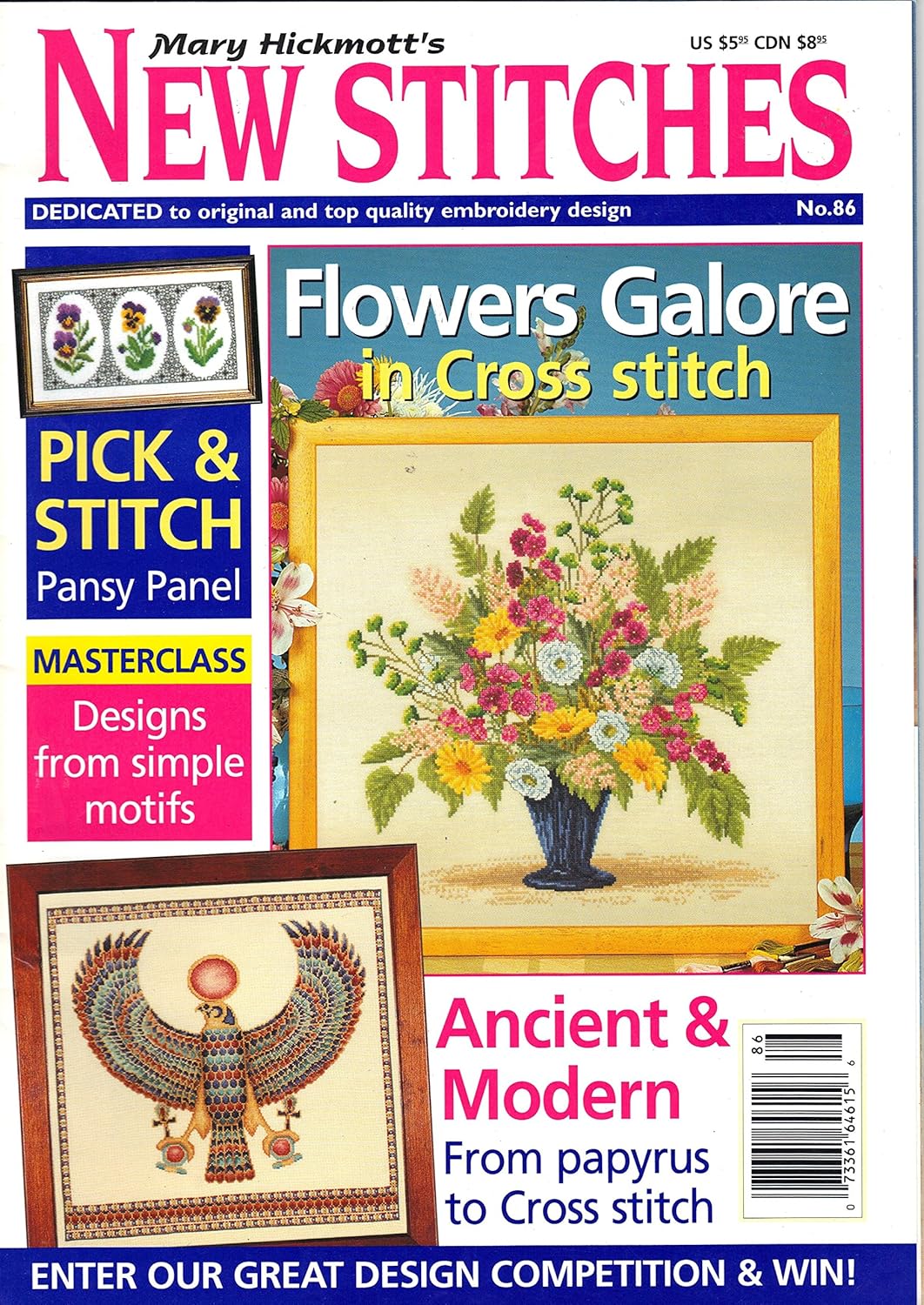 Mary Hickmott's New Stitches - Counted Cross Stitch Pattern Magazine ...