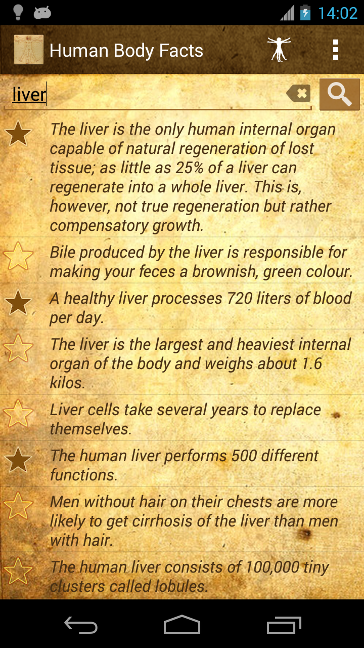 Daily Amazing Human Body Facts - App on Amazon Appstore