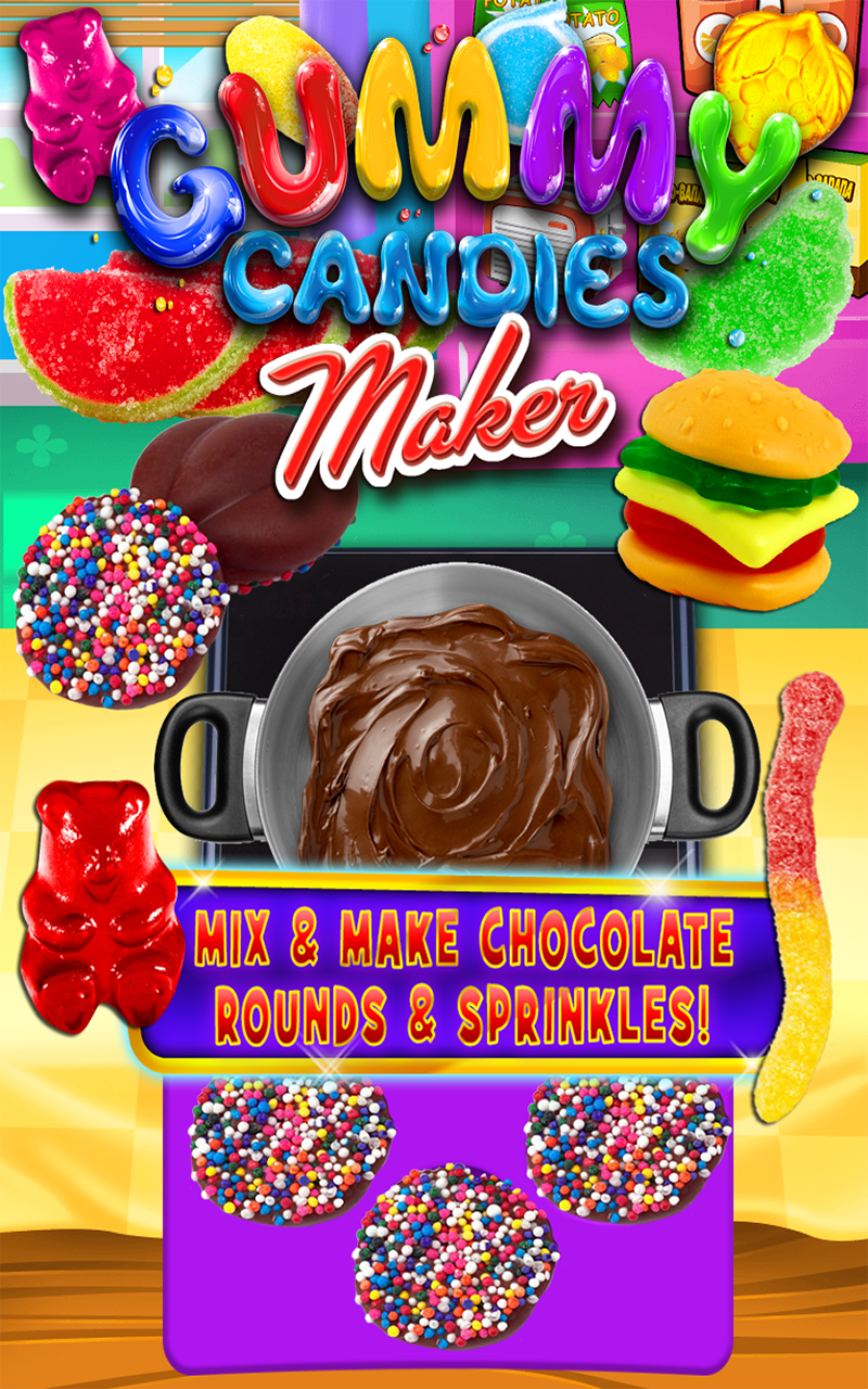 Aplicación Gummy Candy Maker - Cooking Games & Kids Chocolate Desserts ...