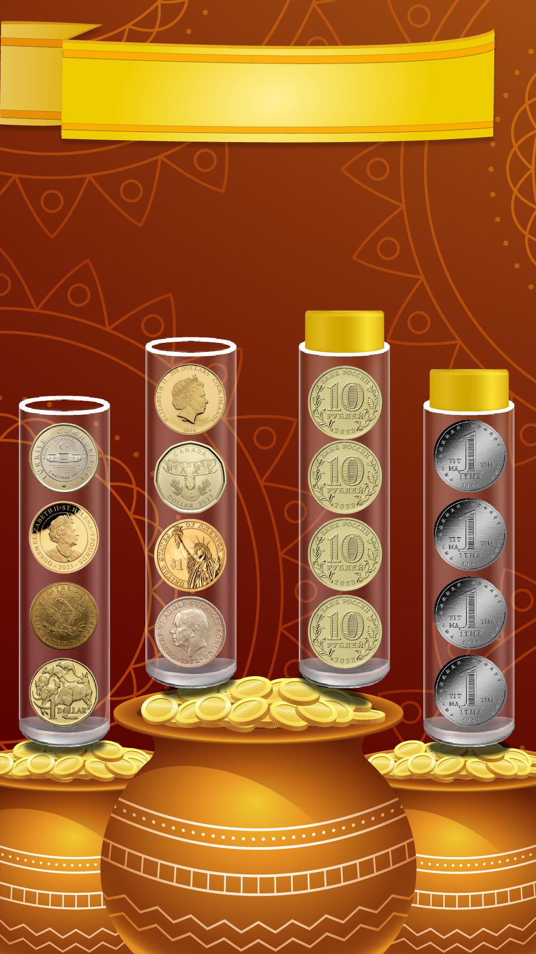 Coin Sort Puzzle Free Coins Collection Triple Match Sorting Master ...