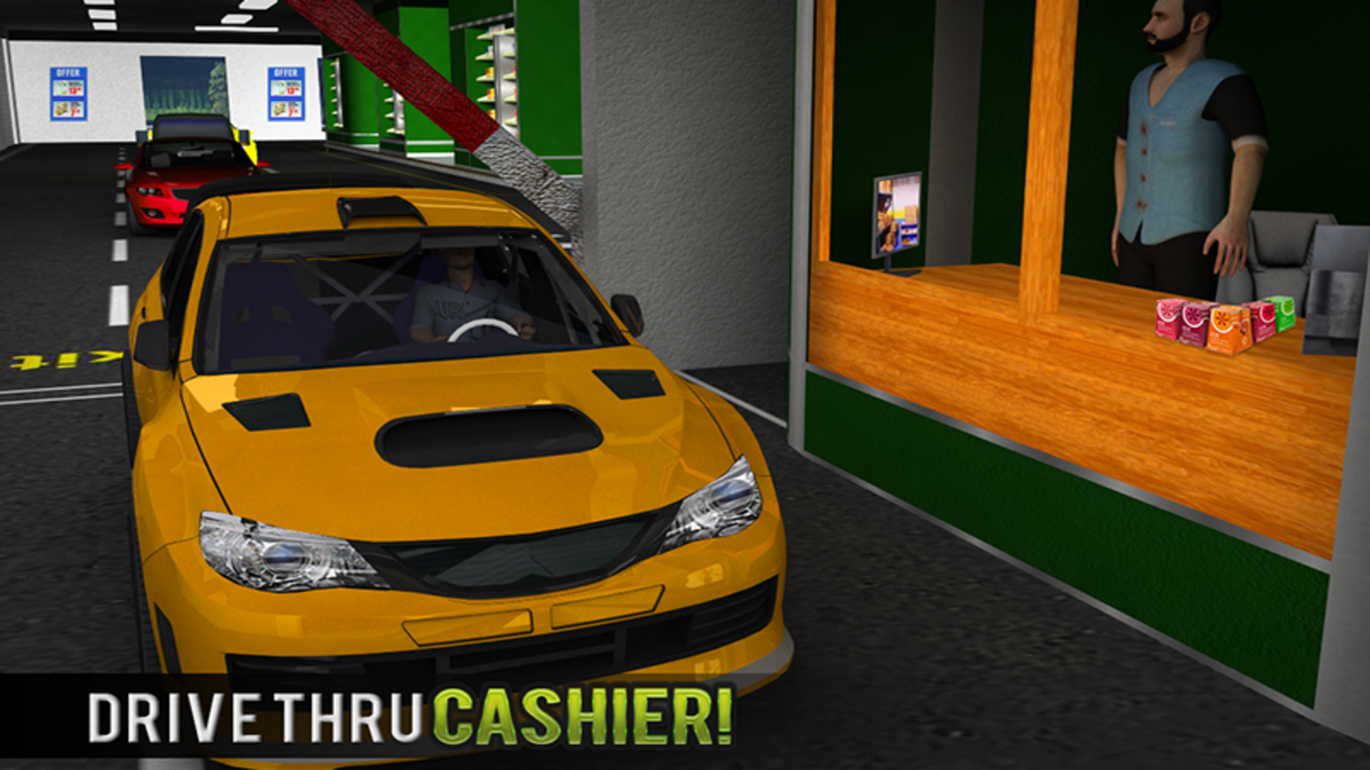 Drive Thru Shopping Mall Car Driving Simulator - Cargo Transport Truck ...