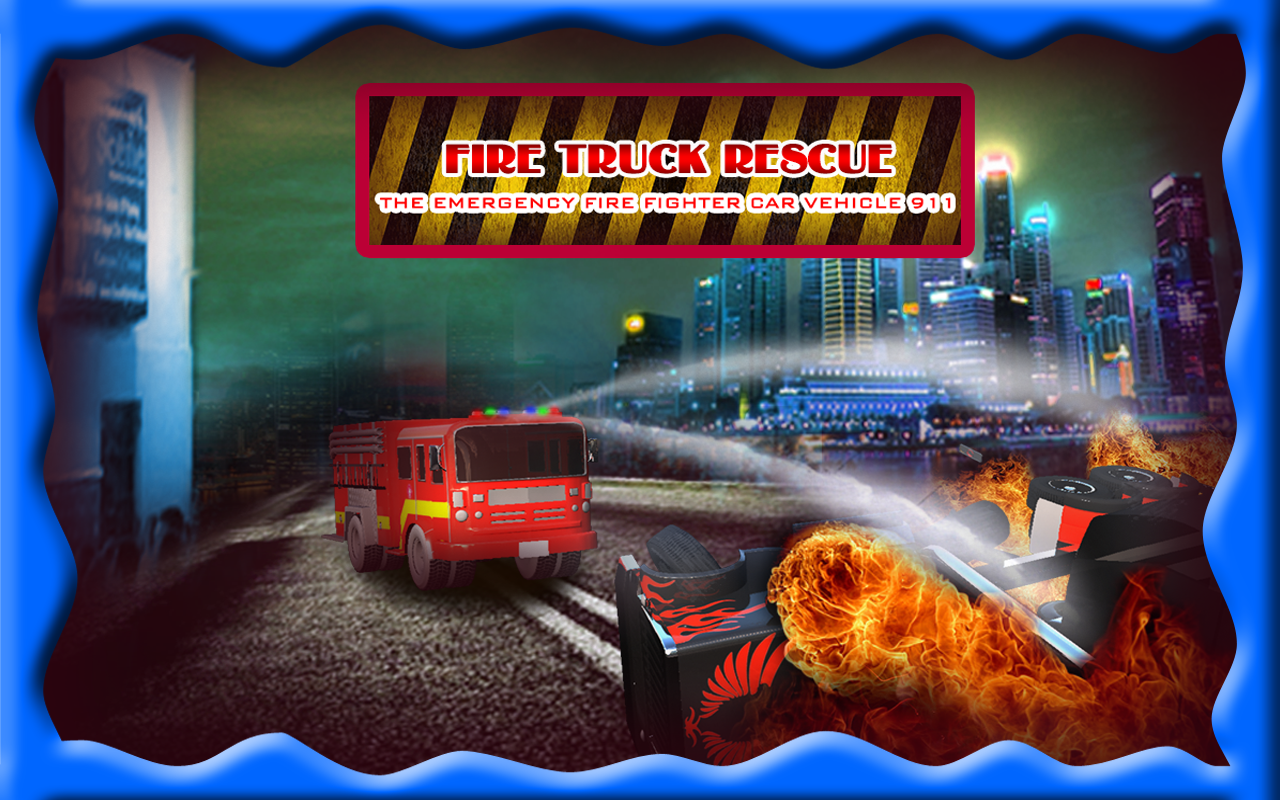 Fire Truck Rescue : The emergency firefighter car vehicle 911 - Free ...