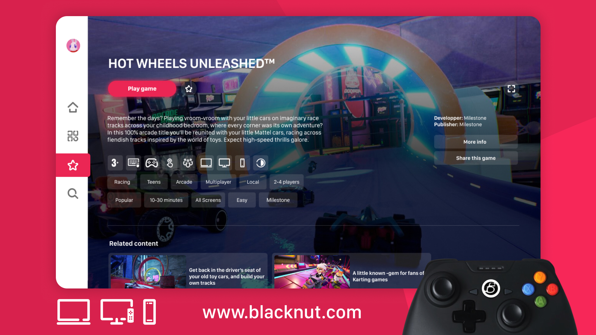Blacknut Cloud Gaming - App on Amazon Appstore