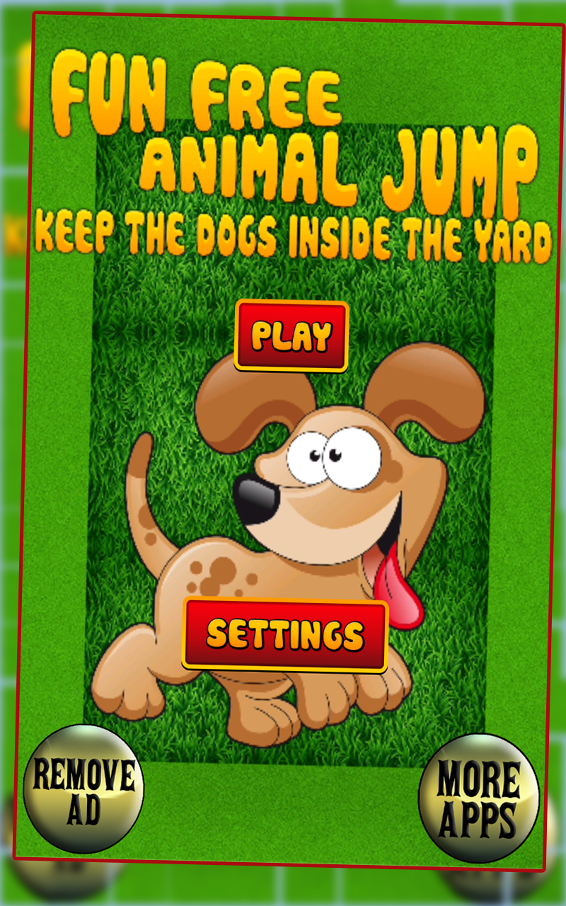 Fun Free Animal Jump : Keep the dogs inside the yard - Free Edition - App on Amazon Appstore