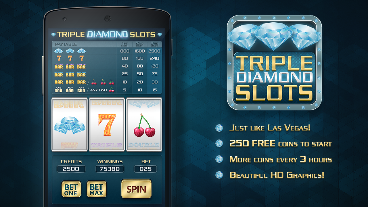 Triple Diamond Slot Machine - App on Amazon Appstore
