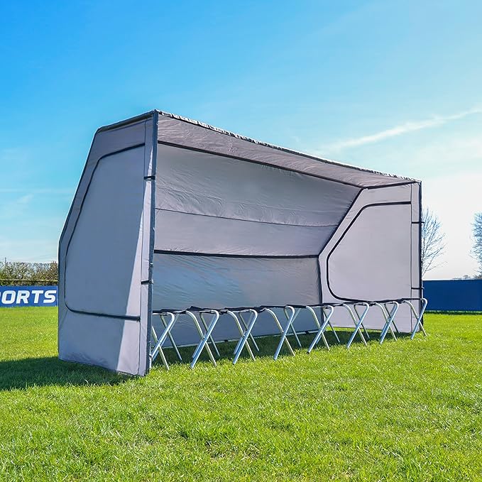 FORZA Portable Aluminium Team Benches - 4 Seat, 6 Seat & 8 Seat Benches ...