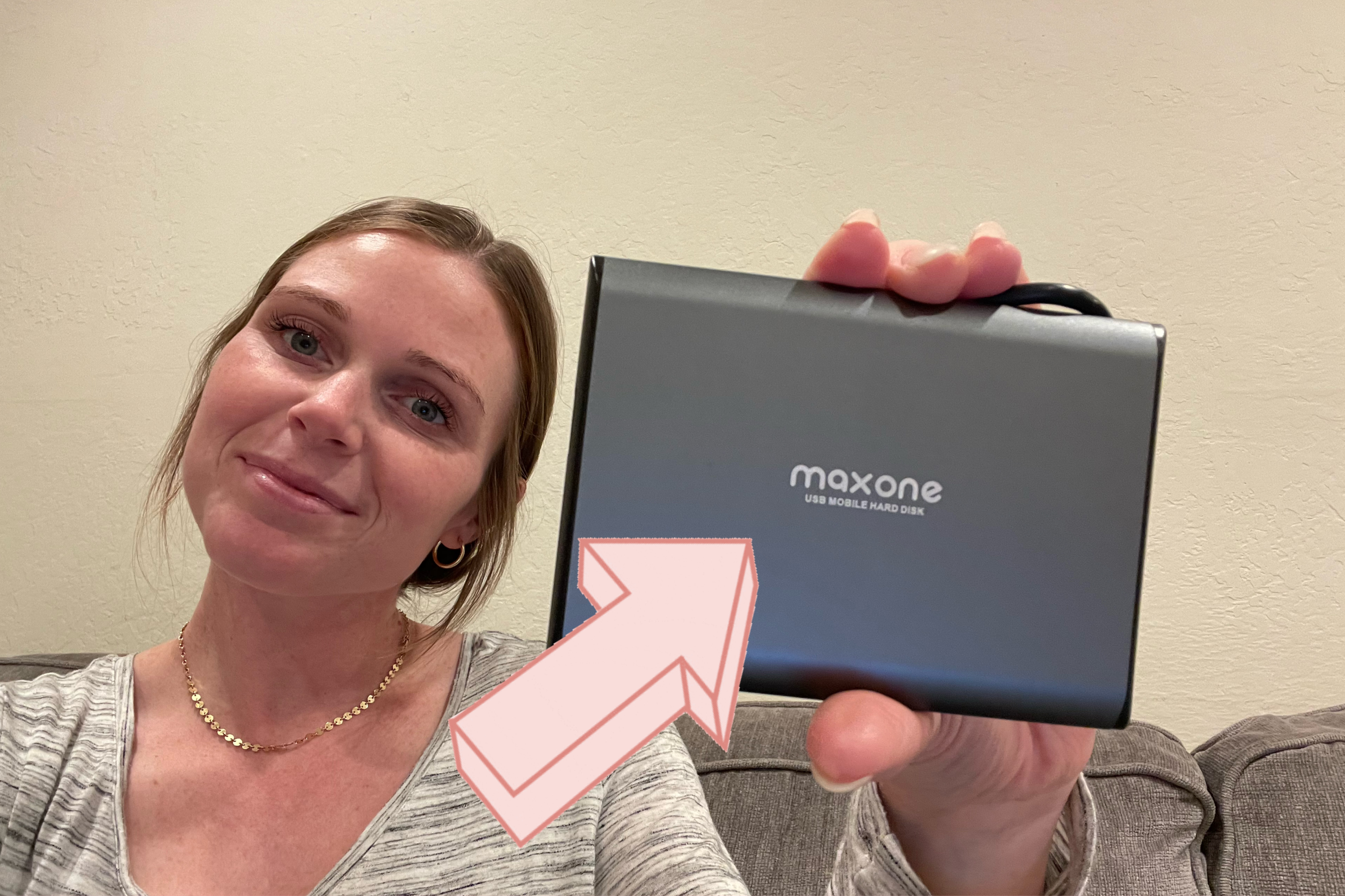 Watch Review- Maxone 1TB Ultra Slim Portable External Hard Drive on Amazon Live