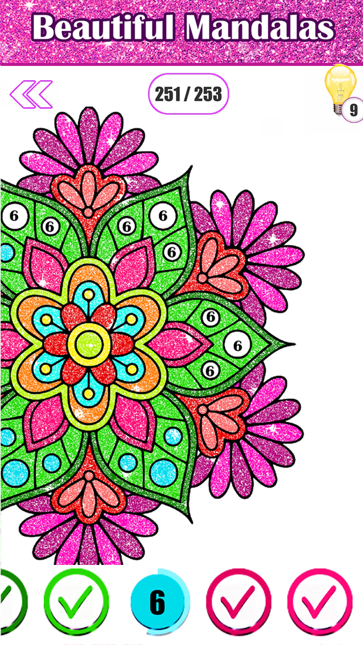 Adult Glitter Color By Number-Paint By Number Free - App on Amazon Appstore