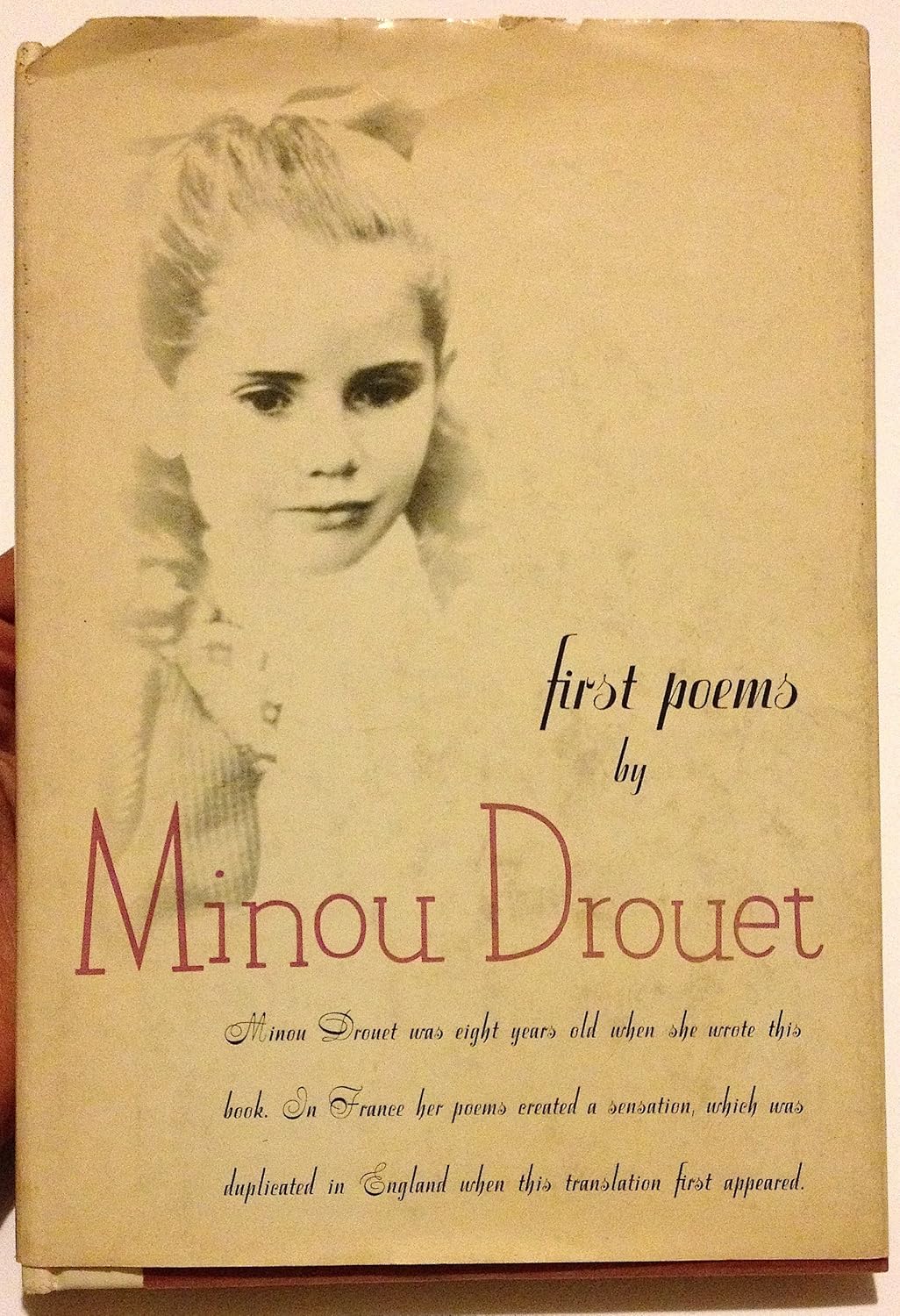 First Poems Minou Drouet: Minou Drouet: Amazon.com: Books