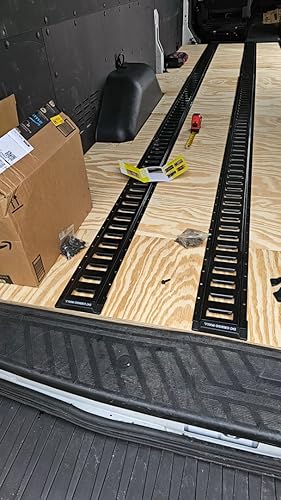 VEVOR VEVOR E-Track Tie-Down Rail, 4PCS 8-FT Steel Rails W/, 47% OFF