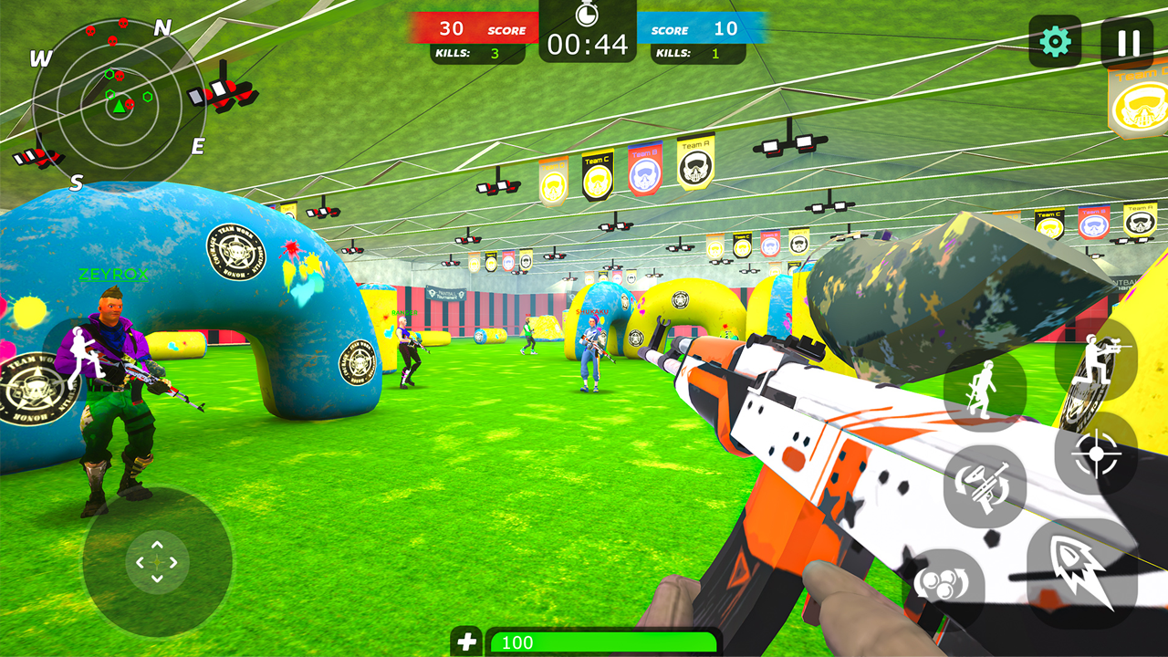 Paintball Shooting Game: Gun Shooting Tactical Battle Games Free for ...
